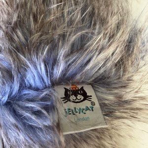 Toys | Jellycat Delphine Duck Long Hair Plush Purple Black White Stripe ...